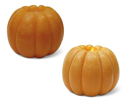 Huntington Home LED Novelty Pumpkin Candle - Aldi - US - Specials archive