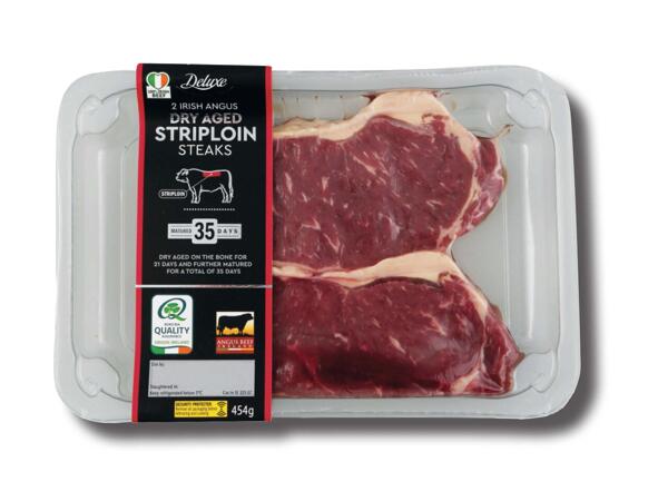 2 Dry Aged Angus Striploin Steaks - Lidl - Ireland - Specials archive