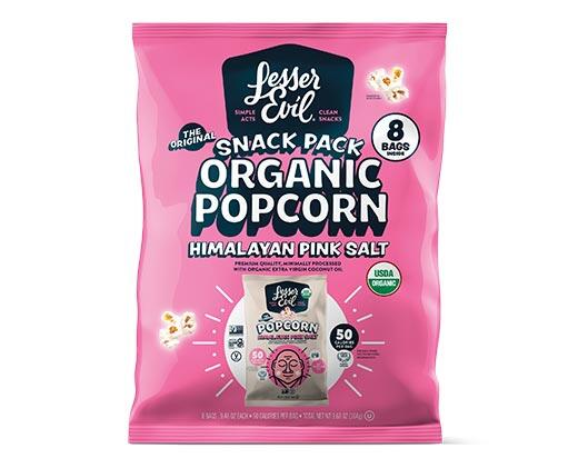 LesserEvil Popcorn Snack Pack - Aldi - US - Specials archive