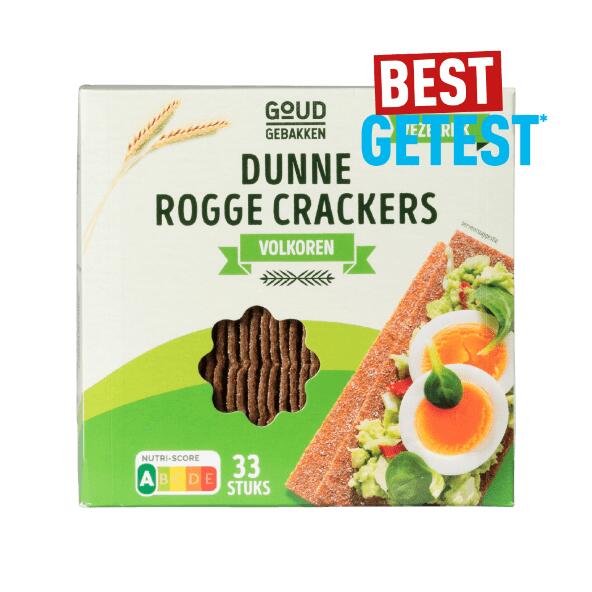 GOUD GEBAKKEN Dunne rogge crackers - Aldi - Nederland - Wekelijks ...
