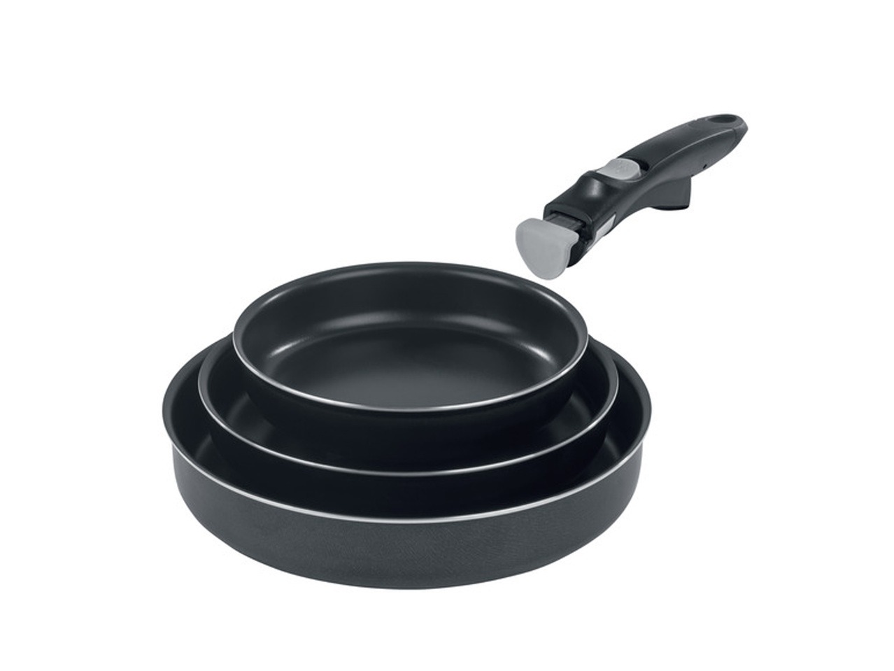 ERNESTO Aluminium Saucepan Set/Pan Set - Lidl - Ireland - Specials archive