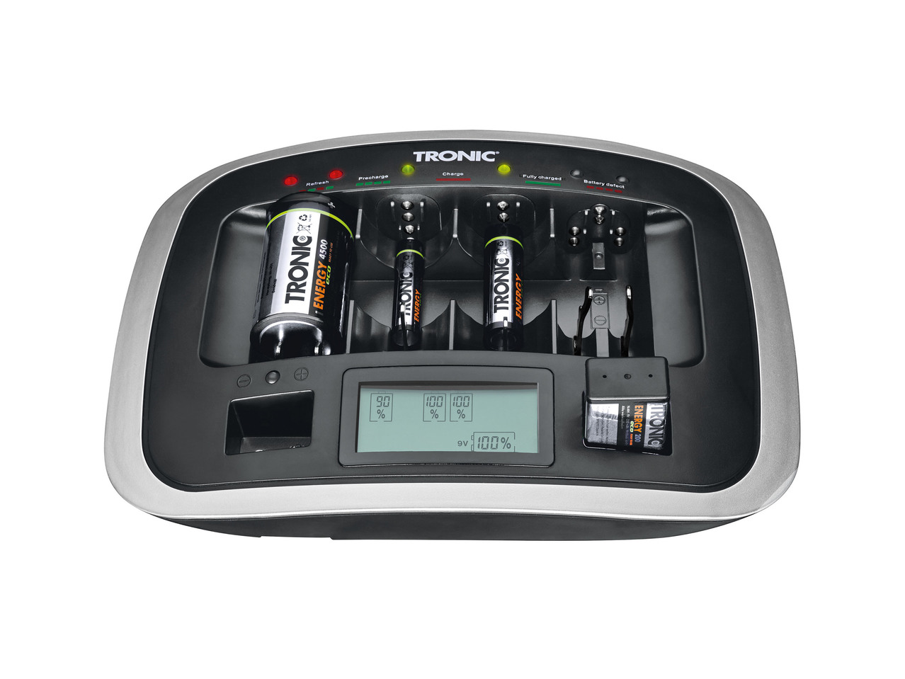 TRONIC(R) Carregador de Pilhas com USB - Lidl - Portugal - Specials archive