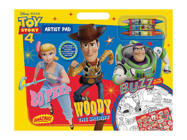 Kids' Character A3 Colouring Pad - Lidl - Great Britain - Specials archive