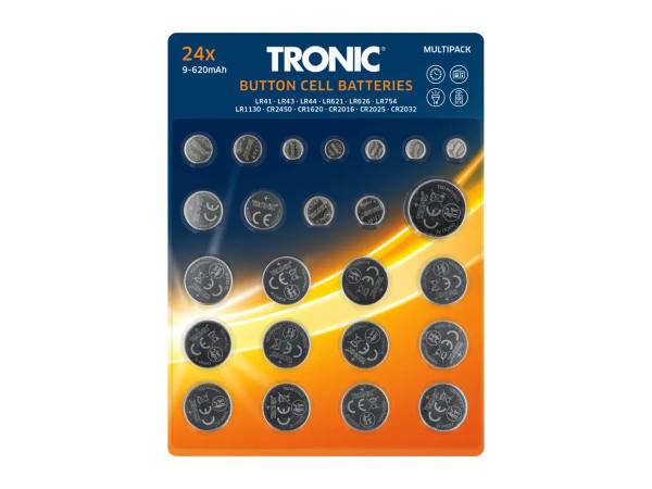 Tronic Button Cell Batteries - Lidl - Great Britain - Specials archive