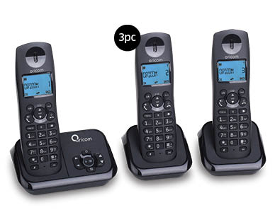 Oricom DECT Cordless Phone with Answering Machine 3pc Set - Aldi ...