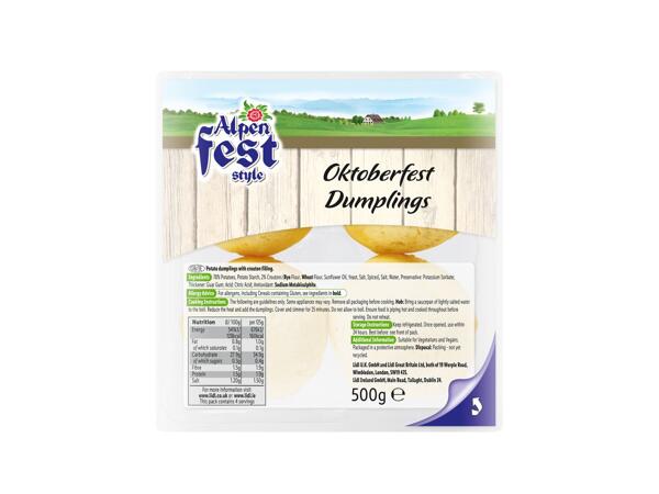 Octoberfest Dumplings - Lidl - Great Britain - Specials archive