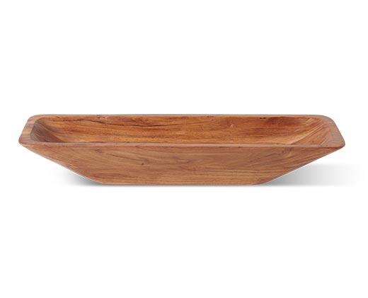 Crofton Imperfect Oblong Wood Bowl - Aldi - US - Specials archive
