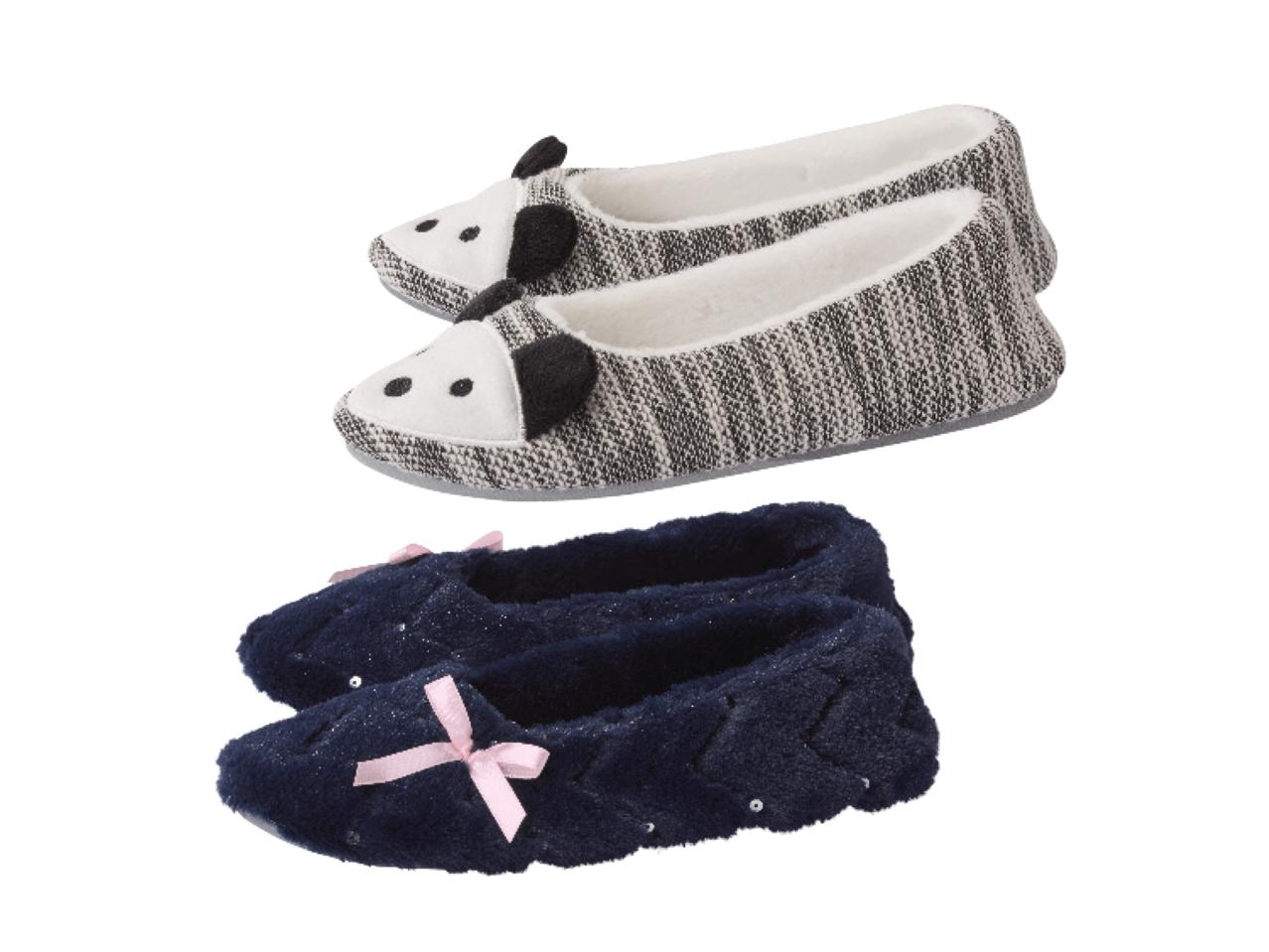 ESMARA Ladies' Ballerina Slippers - Lidl - Ireland - Specials archive