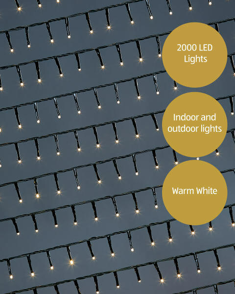 2000 Warm White Compact LED Lights - Aldi - Great Britain - Specials ...