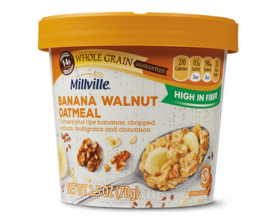 Millville Oatmeal Cups - Aldi - US - Specials archive