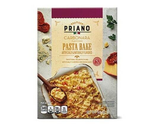 Priano Pasta Bakes Assorted Varieties - Aldi — USA - Specials archive
