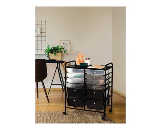 Huntington Home 12-Drawer Rolling Cart - Aldi - US - Specials archive