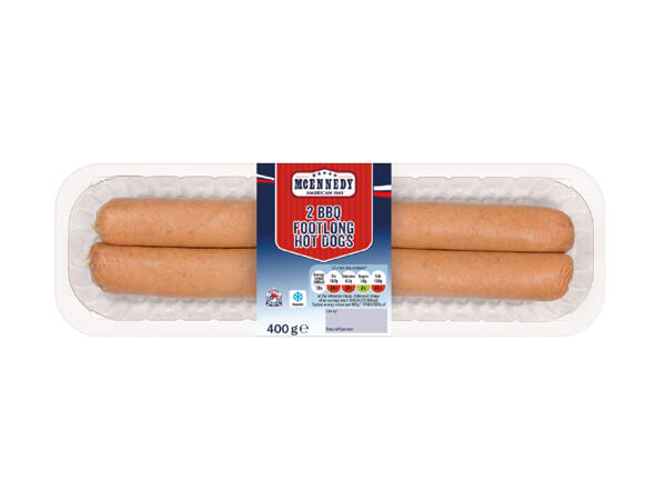 Mcennedy 2 BBQ Footlong Hot Dogs - Lidl - Great Britain - Specials archive
