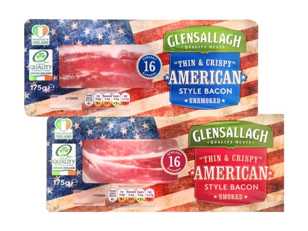 THIN & CRISPY AMERICAN STYLE SMOKED/UNSMOKED BACON - Lidl - Northern ...