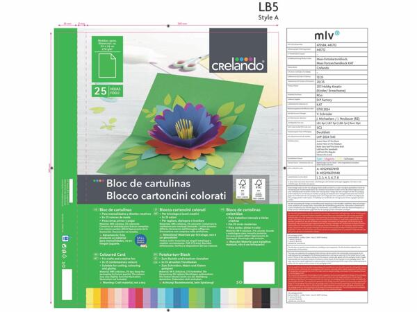 Coloured Paper Or Card, 50 or 25 Pieces - Lidl - Malta - Specials archive