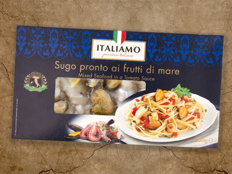 Fructe de mare în sos de roșii sau sos alb - Lidl - România - Promoții ...