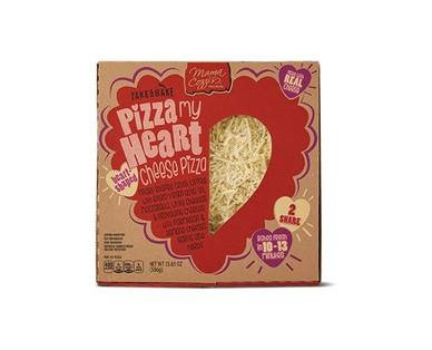 Mama Cozzi's Pizza Kitchen Heart Shaped Cheese Deli Pizza - Aldi — USA ...