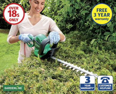 Electric Hedge Trimmer - Aldi - Great Britain - Specials archive