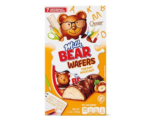 Choceur Milk Bear Chocolates Bites or Wafers - Aldi - US - Specials archive