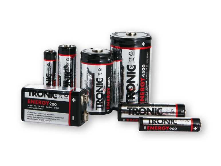 Tronic(R) Assorted Rechargeable Batteries - Lidl - Ireland - Specials ...