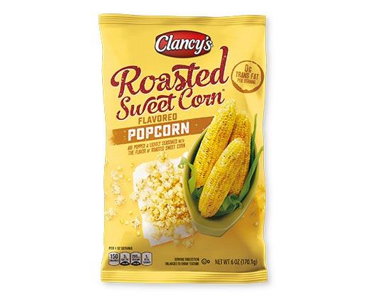 Clancy's Roasted Sweet Corn Popcorn - Aldi - US - Specials archive