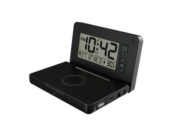 Silvercrest Alarm Clock with Qi Charging Station - Lidl - Great Britain ...