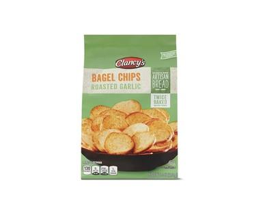 Clancy's Roasted Garlic or Sea Salt Bagel Chips - Aldi - US - Specials ...