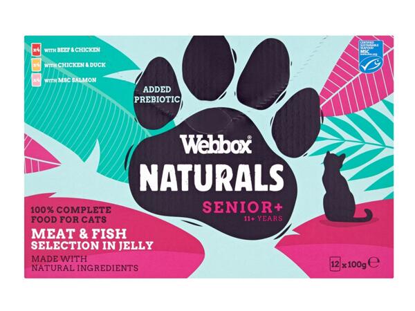 Webbox Naturals Cat Food Meat & Fish in Jelly Senior - Lidl - Great ...