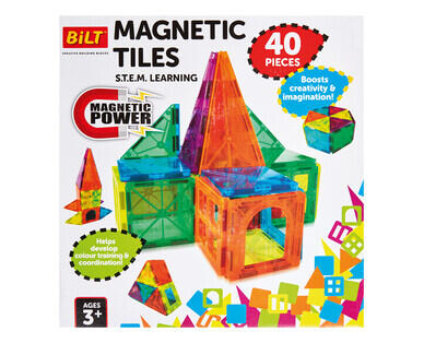 Magnetic Tiles 40pc Set - Aldi - Australia - Specials archive
