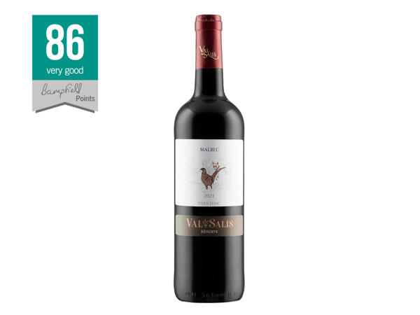 Val de Salis Malbec Reserve - Lidl - Great Britain - Specials archive