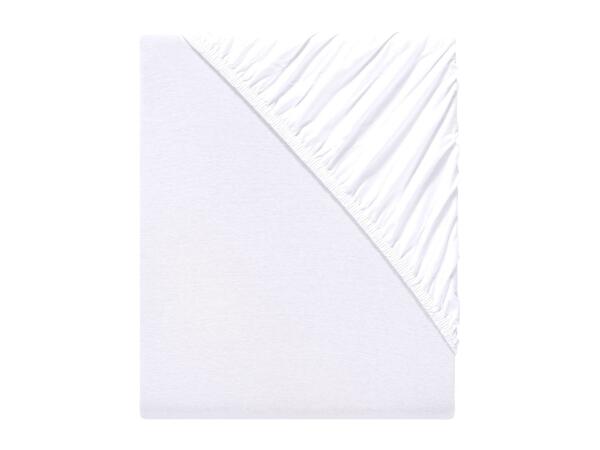 Livarno Home Jersey Fitted Sheet - Single - White - Lidl - Great ...