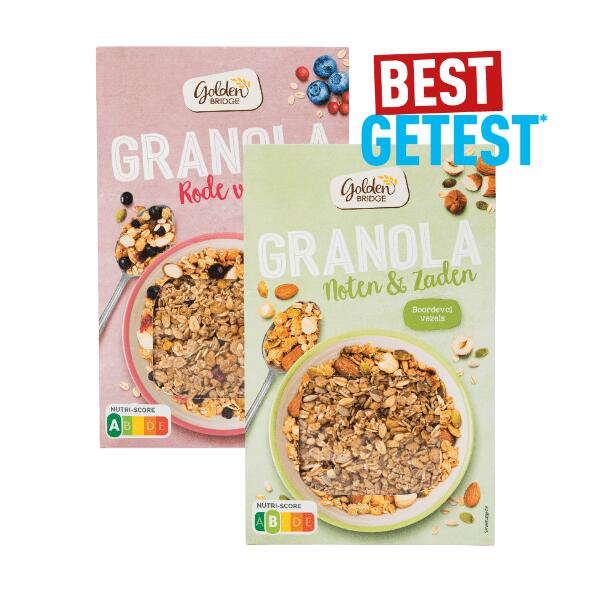 GOLDEN BRIDGE Granola - Aldi - Nederland - Wekelijks aanbiedingenarchief