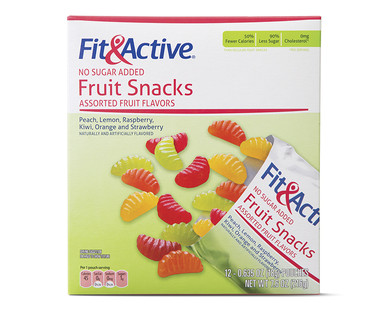 Fit & Active No Sugar Added Fruit Snacks - Aldi - US - Specials archive