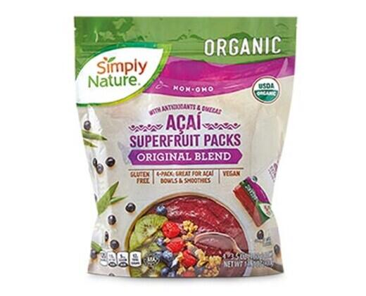 Simply Nature Acai Superfruit Packs Original Blend or Pure Unsweetened ...