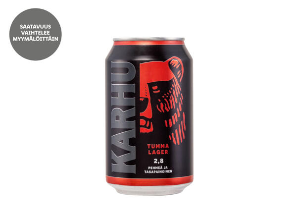 Karhu Tumma lager - Lidl - Suomi - Specials archive