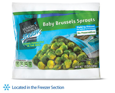 Season's Choice Steamable Baby Brussels Sprouts - Aldi - US - Specials ...
