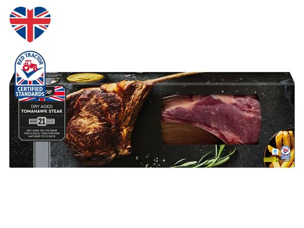 Deluxe Dry-Aged British Beef Tomahawk Steak - Lidl - Great Britain ...