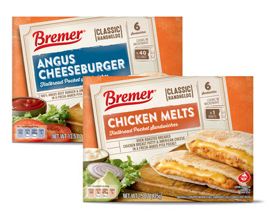 Bremer Angus Cheeseburger or Chicken Pita Melt - Aldi - US - Specials ...
