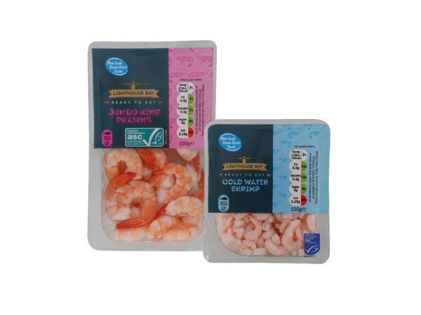 Lighthouse Bay Jumbo Prawns 100g - Lidl - Ireland - Specials archive