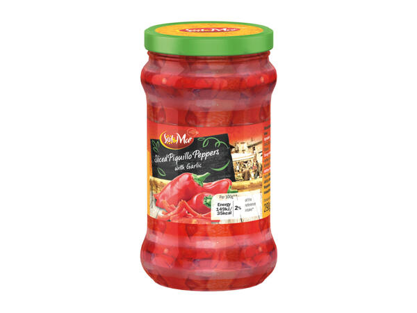Sol & Mar Sliced Piquillo Peppers with Garlic - Lidl - Great Britain ...