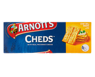 Arnott's Cheds Crackers 250g - Aldi - Australia - Specials archive