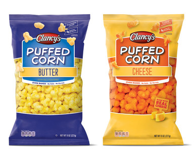 Clancy's Puffed Corn - Aldi - US - Specials archive