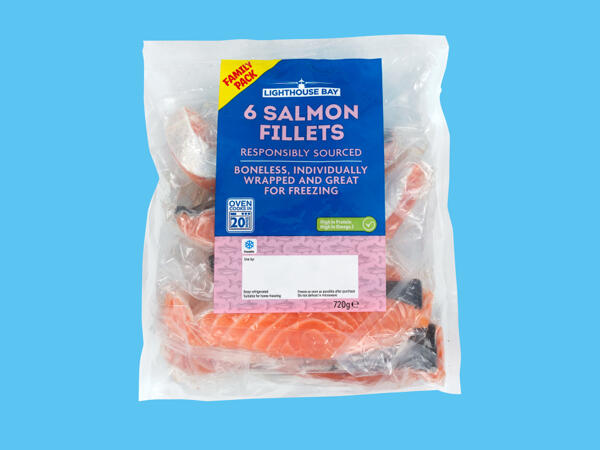 Lighthouse Bay 6 Salmon Fillets - Lidl - Great Britain - Specials archive