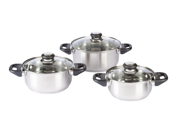 Ernesto Stainless Steel Pan Set - Lidl - Great Britain - Specials archive