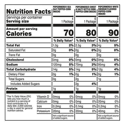 Variety Pack Popcorn Chips, 15 count - Aldi - US - Specials archive