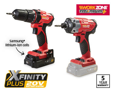 20V Li-Ion Drill and Impact Driver Kit - Aldi - Australia - Specials ...