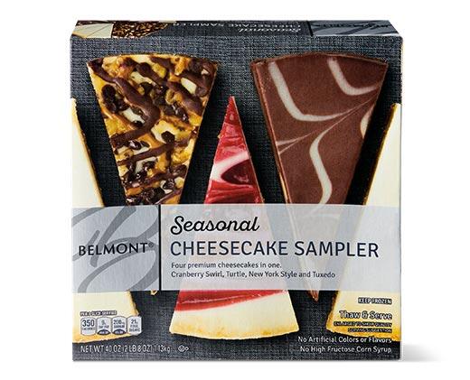 Belmont Cheesecake Sampler - Aldi - US - Specials archive