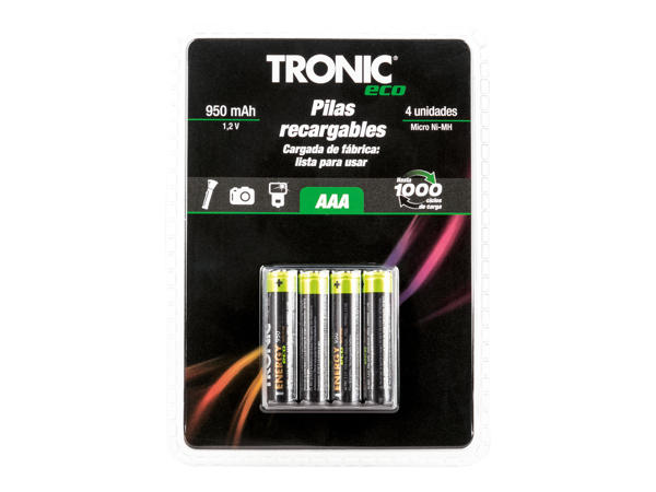 Tronic(R) Pilhas Recarregáveis - Lidl - Portugal - Specials archive
