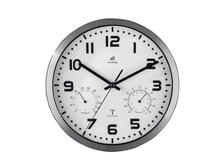 Auriol Radio-Controlled Wall Clock - Lidl - Great Britain - Specials ...