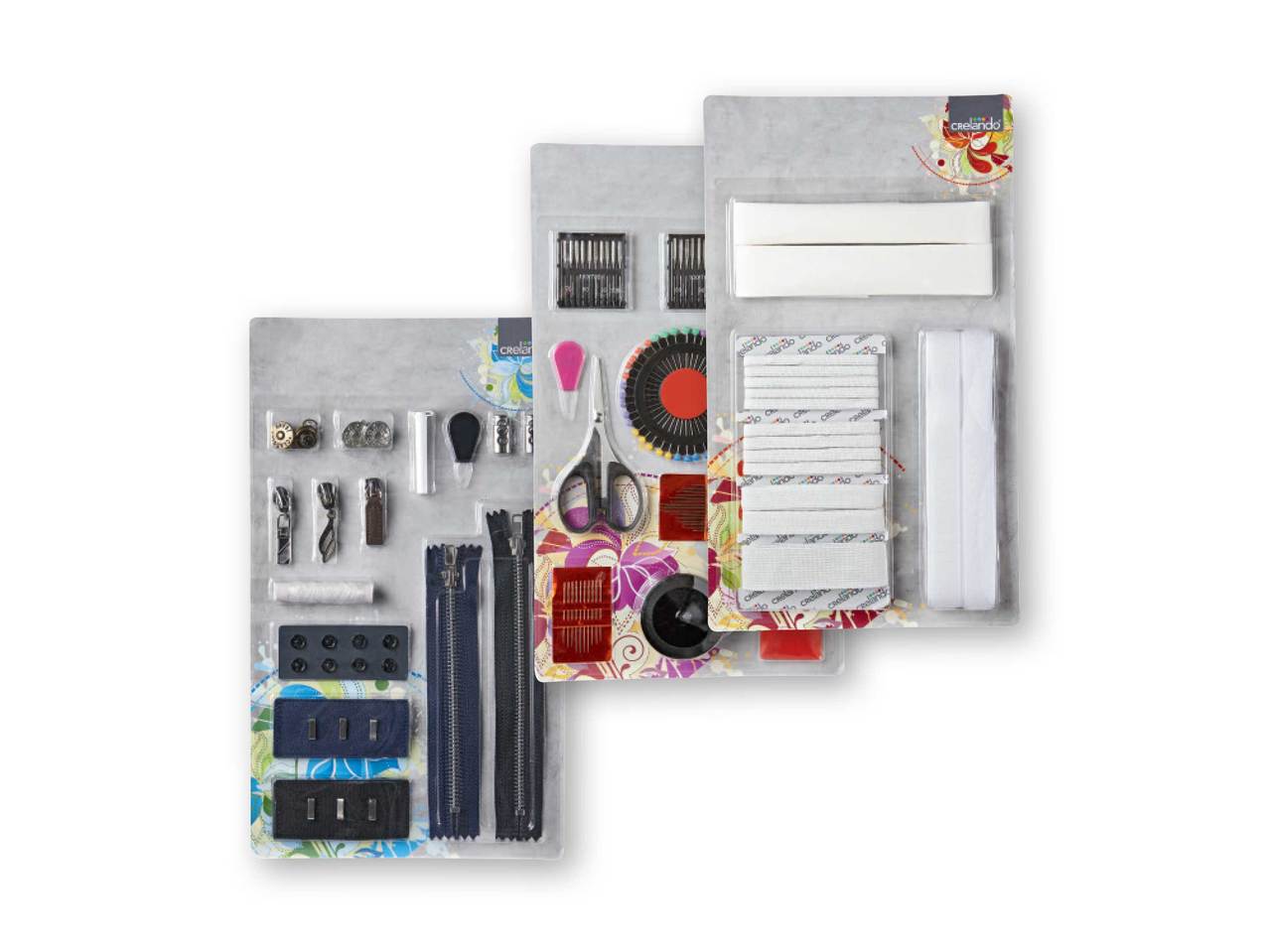 CRELANDO Sewing Accessories/ Zip Set - Lidl - Ireland - Specials archive